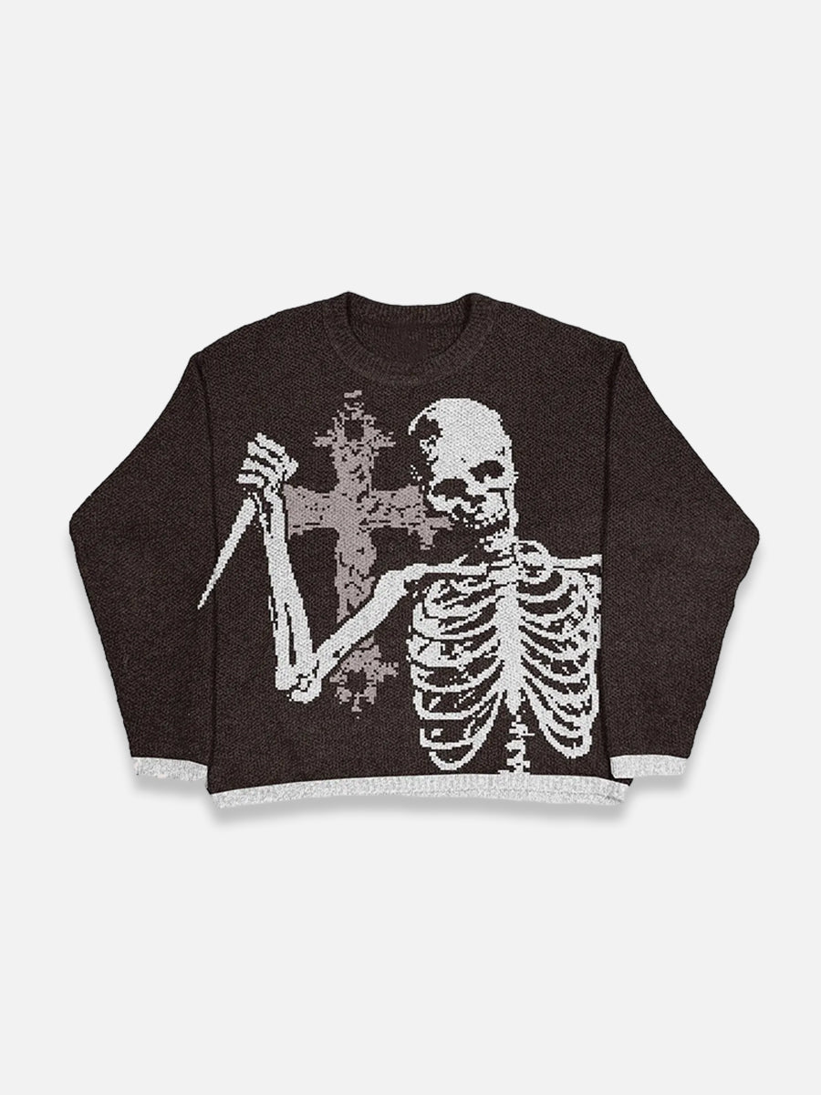 SKELETON KNIT SWEATER